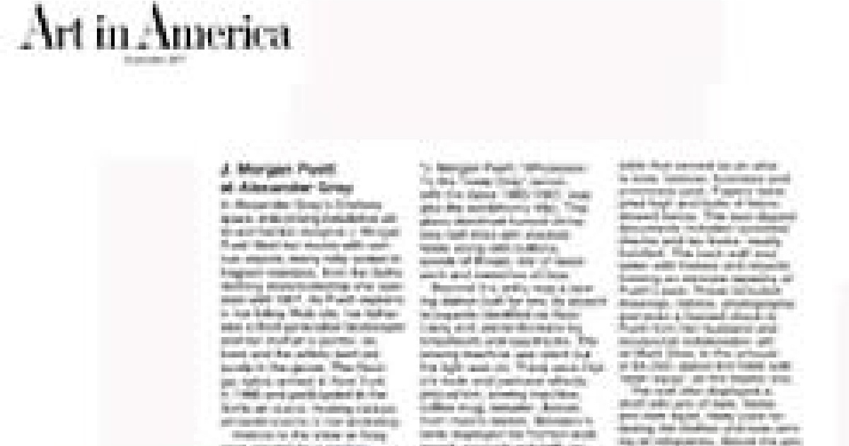 J. Morgan Puett | Alexander Gray Associates